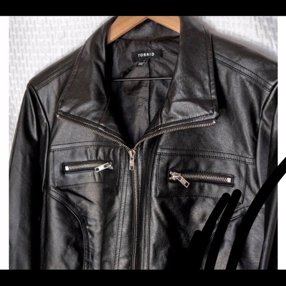 torrid | Jackets & Coats | Torrid Faux Leather Jacket | Poshmark